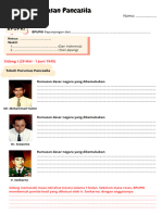 Mind Mapping Sejarah Pancasila | PDF