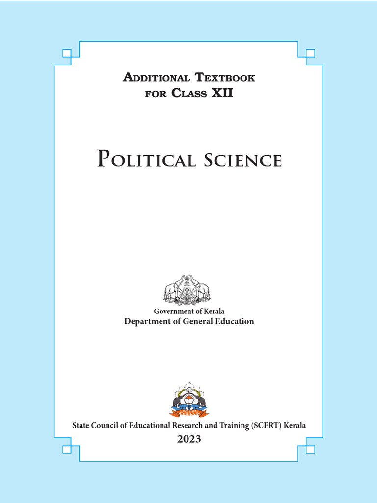 Additional Political Science Textbook XII | PDF | Non Aligned Movement ...