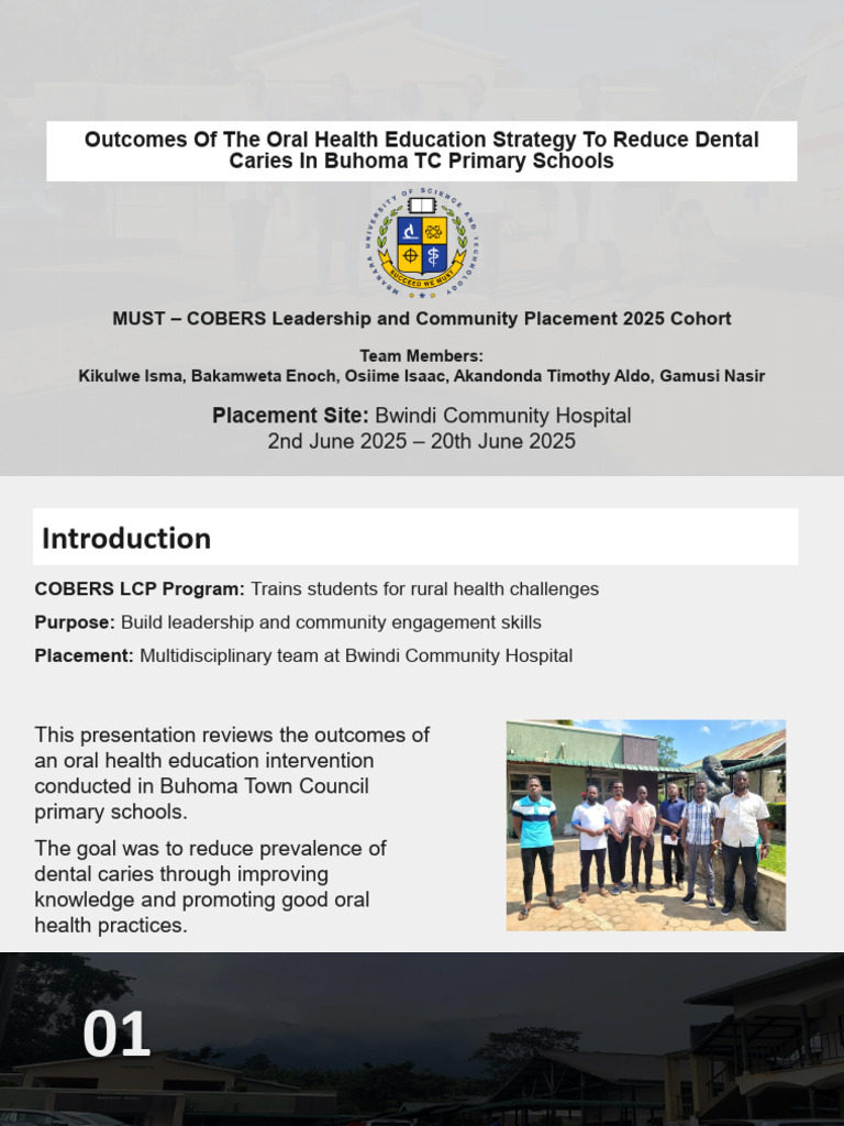 Oral Health Education Impact | PDF | Dentistry | Clinical Medicine
