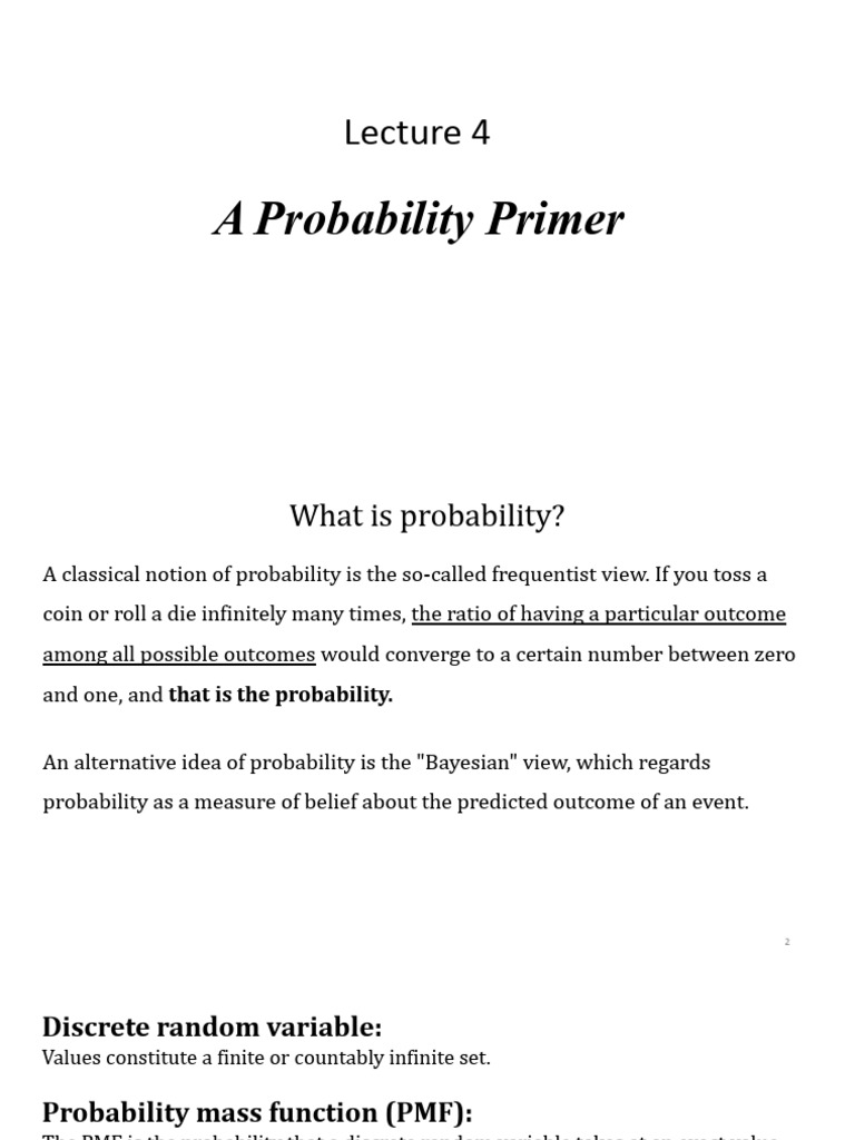 Understanding Probability Concepts | PDF | Probability Distribution ...