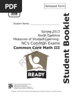 Math 3 EOC Formula Reference Sheet | PDF | Triangle | Euclidean Geometry