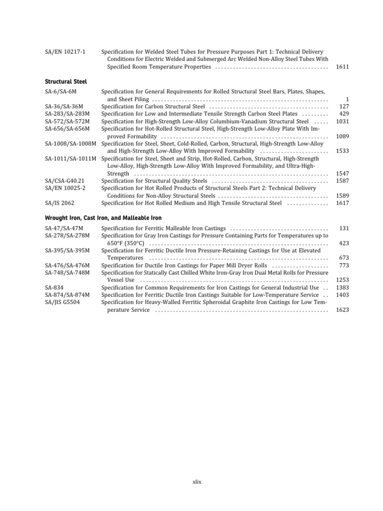 ASME Section II: Steel Tube Specs | PDF | Structural Steel | Steel