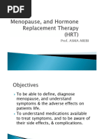 Menopause and Hormone Replacement Therapy HRT Guidelines | PDF ...
