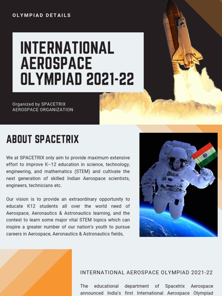 International Aerospace Olympiad 2021-22 | PDF | Aerospace Engineering ...