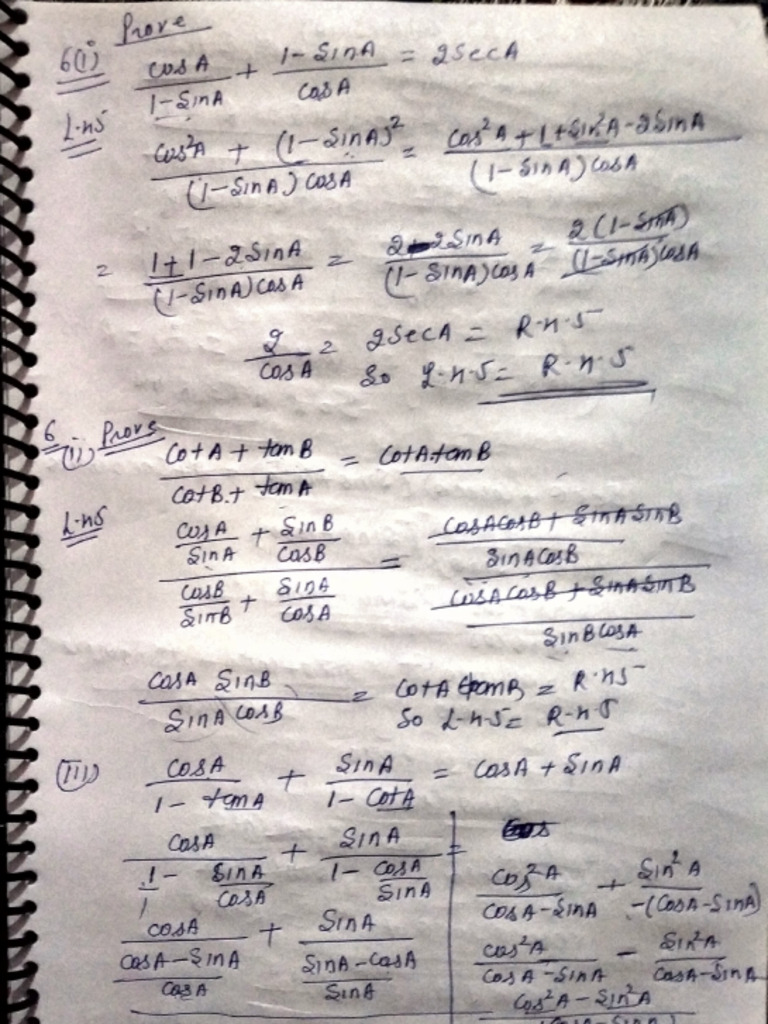 Class 11 Exercise 3.2 Part 2 | PDF