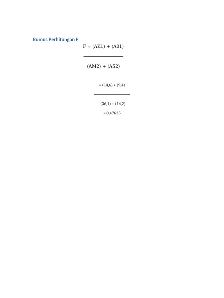 Rumus F Tata Letak Mirip Gambar | PDF