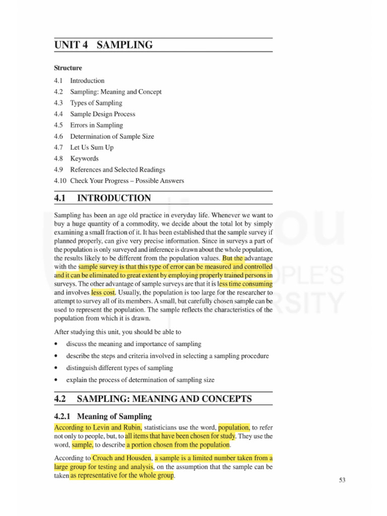 Sampling | PDF
