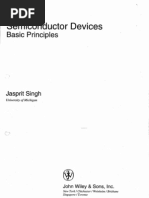 Semiconductor Devices Basic Principles_Jasprit Singh | Semiconductors And Active Components | Nature