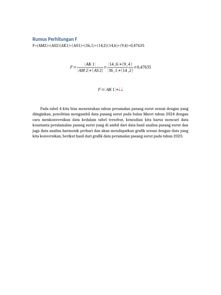 Rumus F Dalam Word | PDF