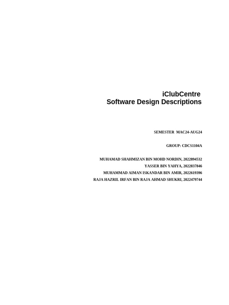 Sdd-Club and Organization Management System | PDF | Random Access Memory | Computing
