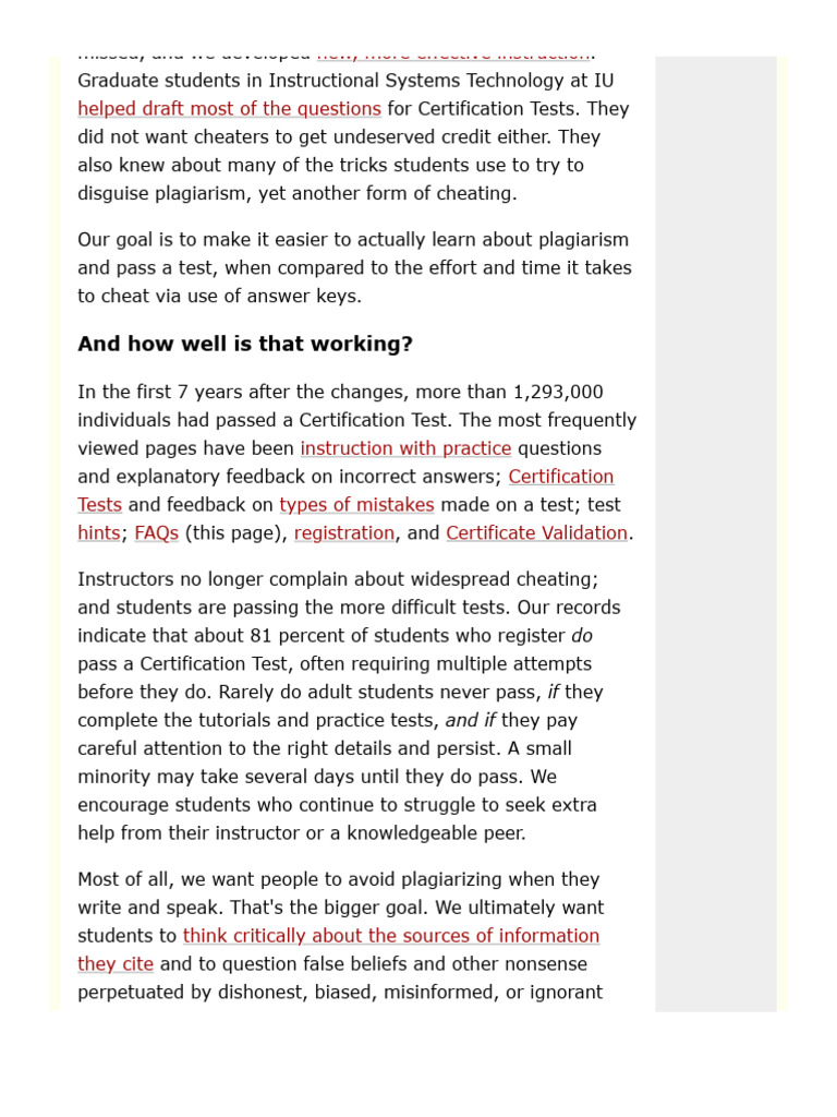 Frequently Asked Questions - How To Recognize Plagiarism - Tutorial and ...