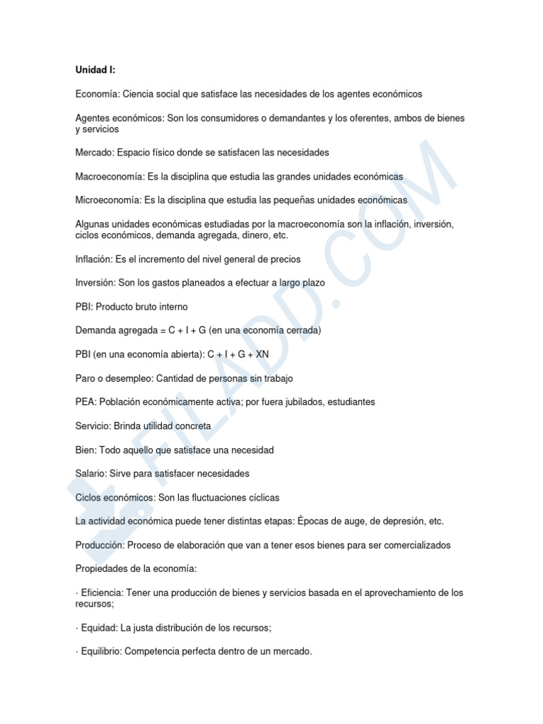 Resumen Profe Mac Donals | PDF | Desempleo | Dinero