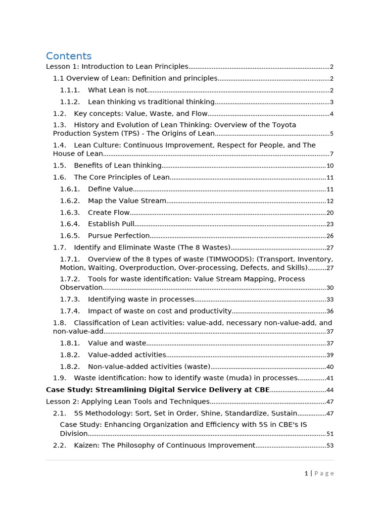 ISPMO Managers Lean Principles Training | PDF | Lean Manufacturing | Business