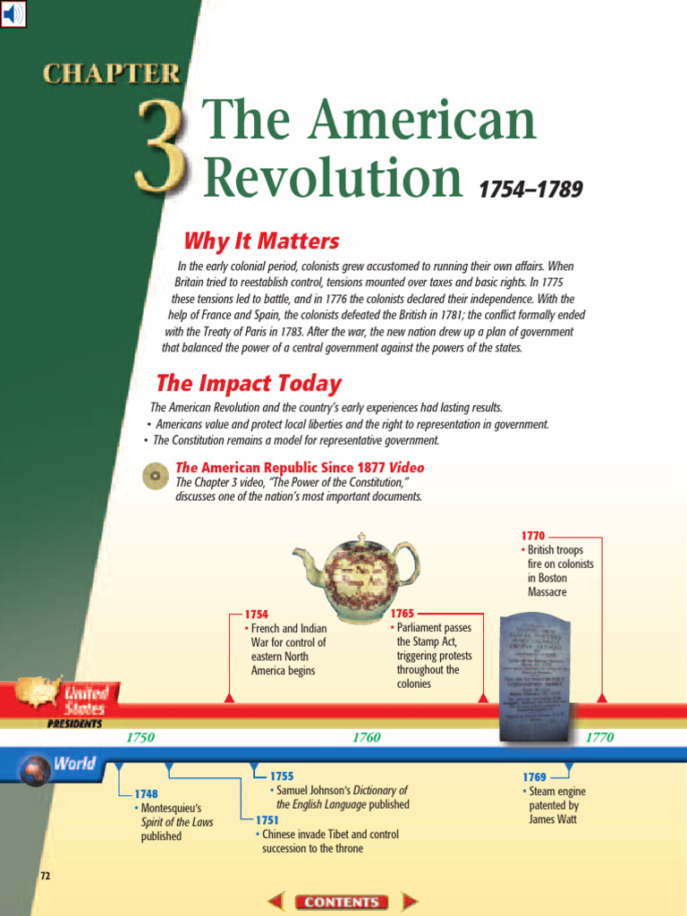 Grade 8 - American Revolution | PDF | American Revolution | George ...
