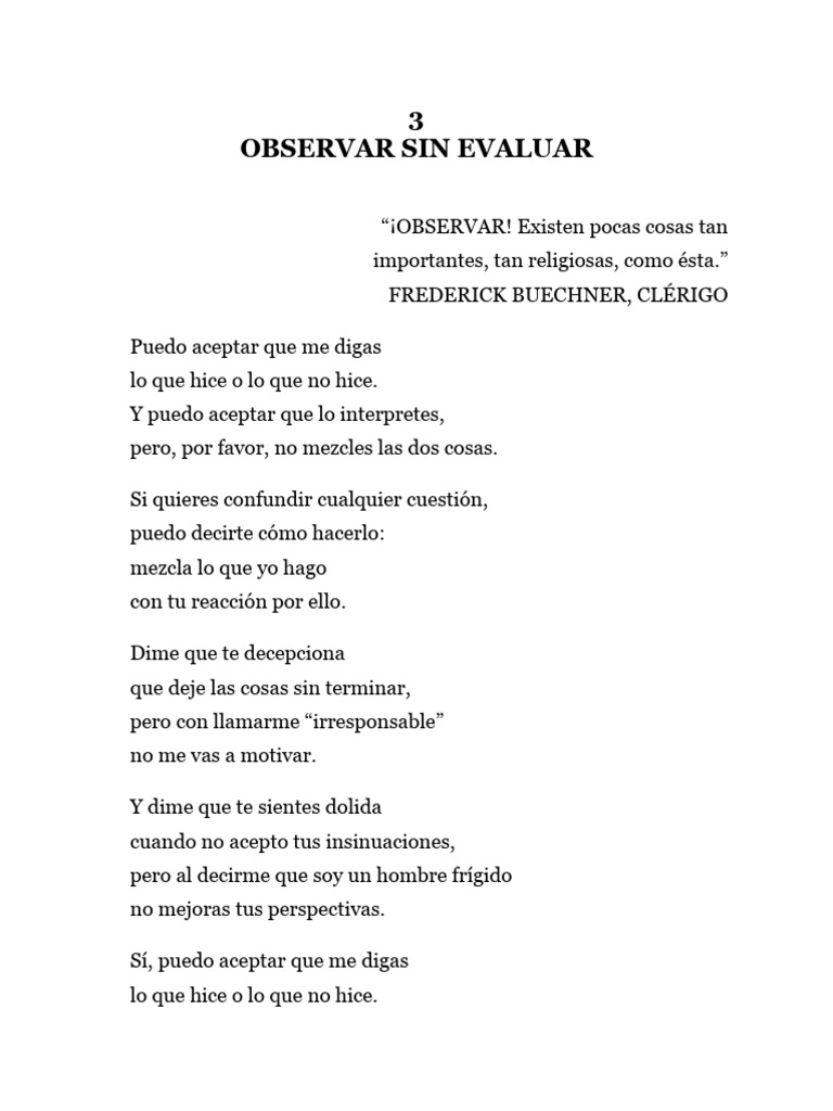 Comunicación No Violenta en Clase | PDF