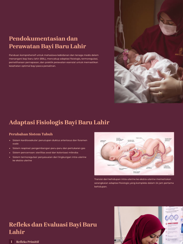 Pendokumentasian Dan Perawatan Bayi Baru Lahir | PDF