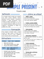 Reglas Presente Simple He She It | PDF