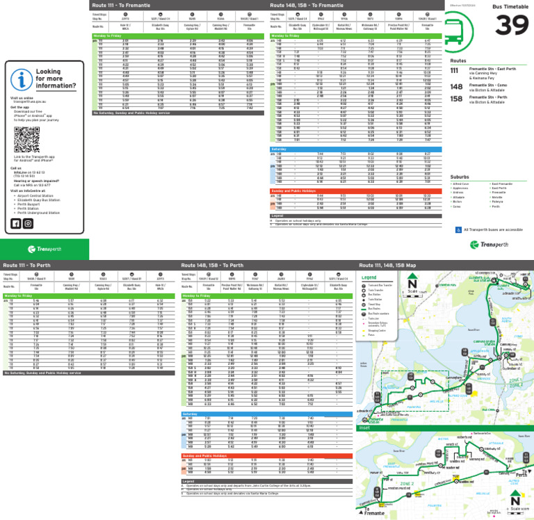 Bus Timetable 39 20240715 | PDF | Public Transport | Transport