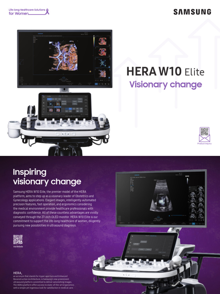 HERA W10 Elite: Advanced Ultrasound Solutions | PDF | Fetus | Rendering ...