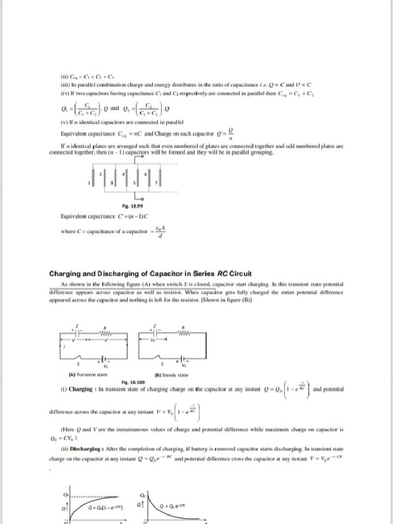 Capacitance Theory.1 | PDF
