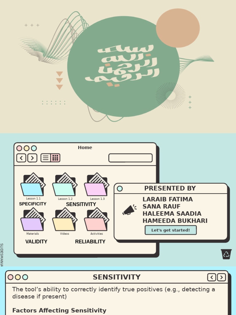 Sensitivity, Specificity, Reliability & Validity | PDF | Sensitivity ...