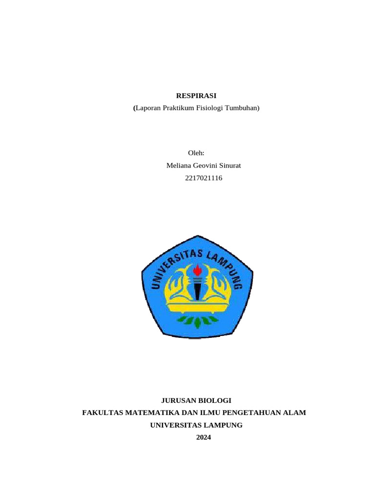 Rumus Respirasi Tumbuhan dan Energi | PDF