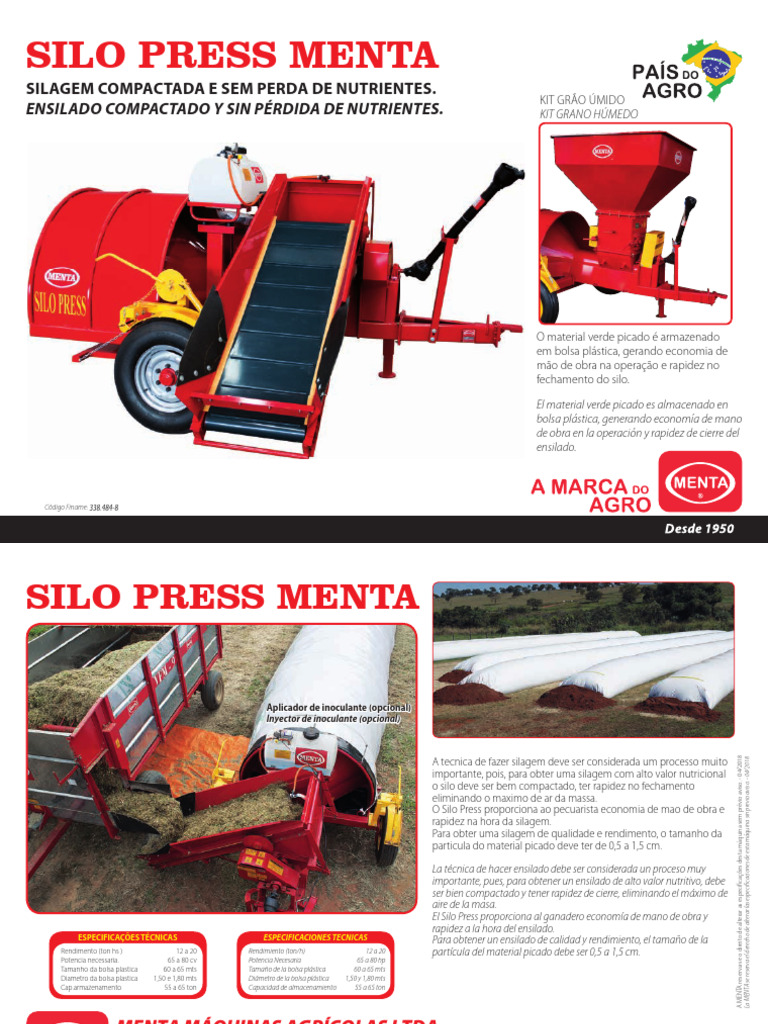 Silo Press Menta Nacional ISAIAS | PDF