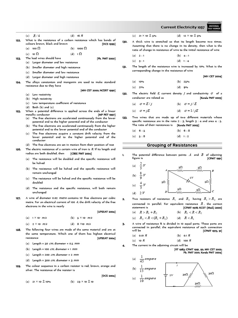 Uss Errorless Physics 2019 For Jee Neet (x1 and Xii) | PDF | Series And ...