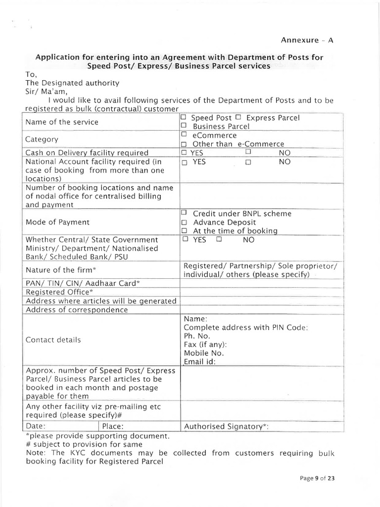 Agreement Advance | PDF