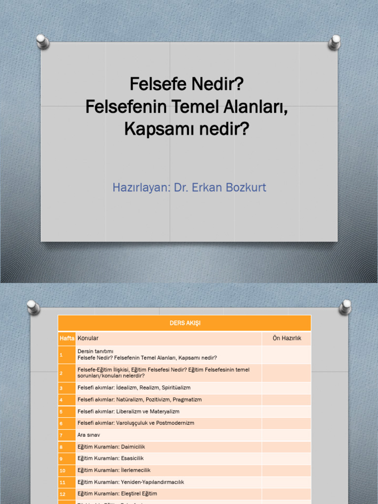 Hafta Felsefe Nedir | PDF
