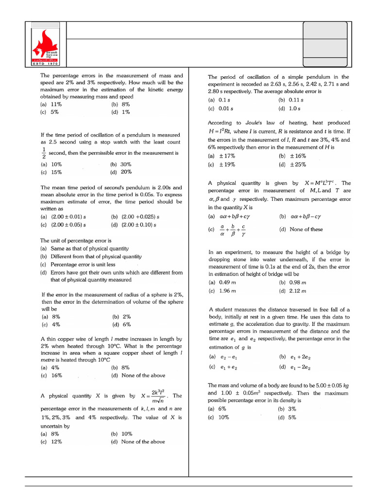 12 To 16 Unite Measurement MPQ File | PDF