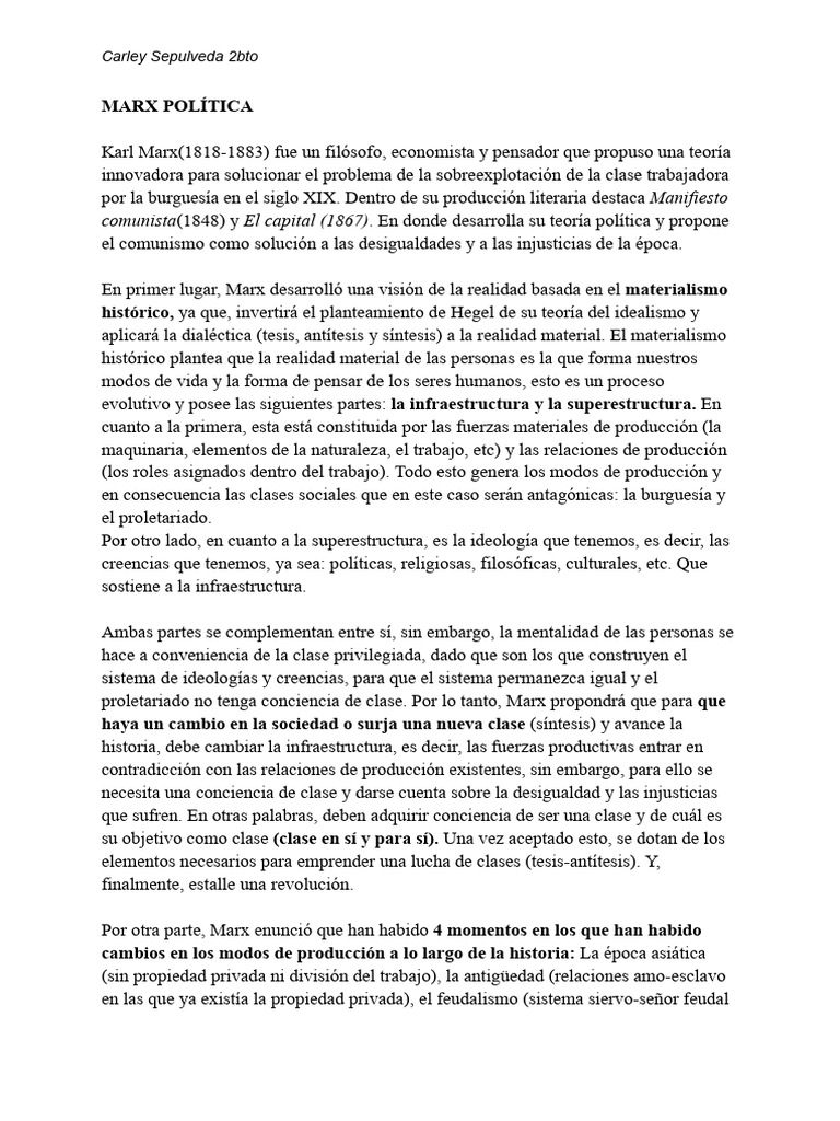 Teoría Política de Marx y Nietzsche | PDF | Karl Marx | Verdad