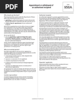 Authorised Recipient Appointment Form 956A | PDF | Travel Visa