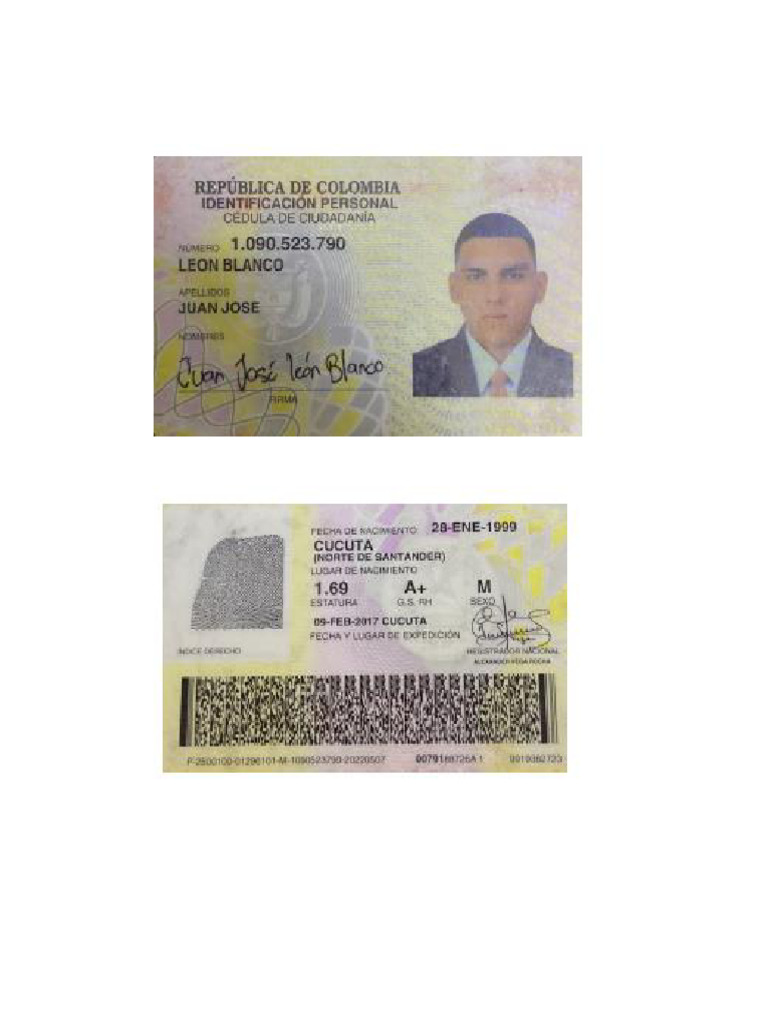 Cedula Juan Jose 2024 | PDF