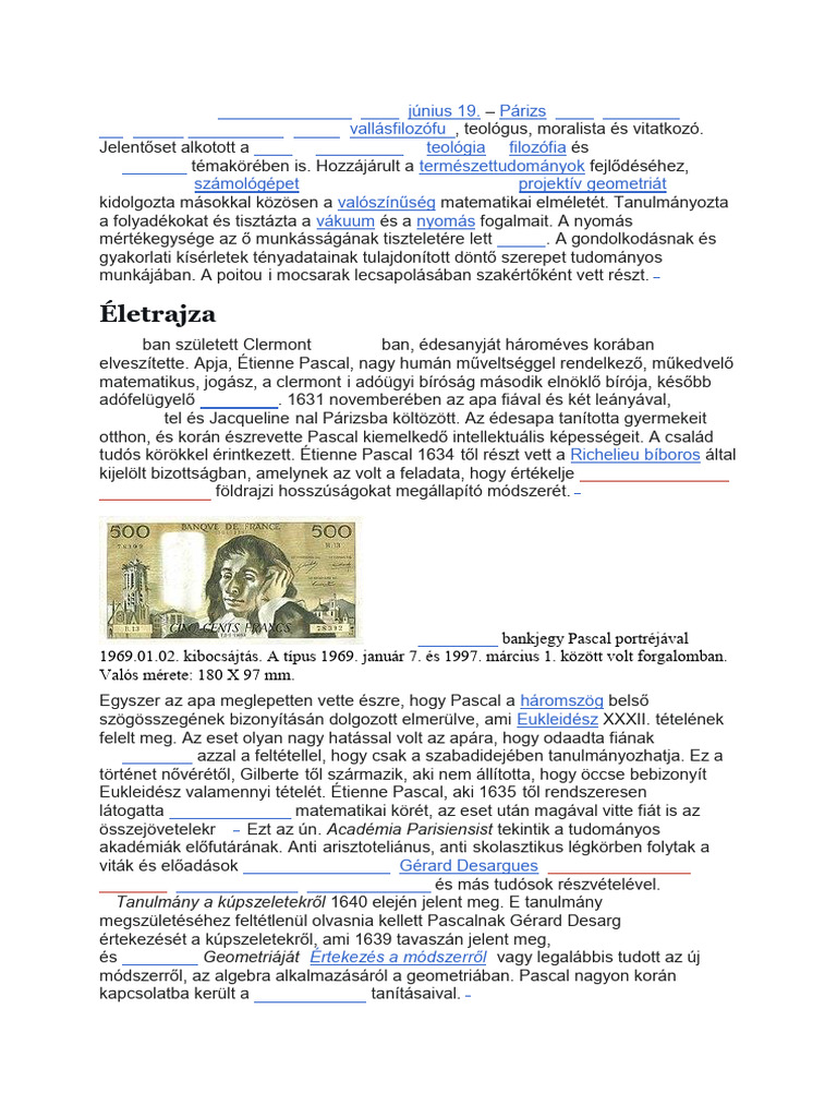 Blaise Pascal | PDF