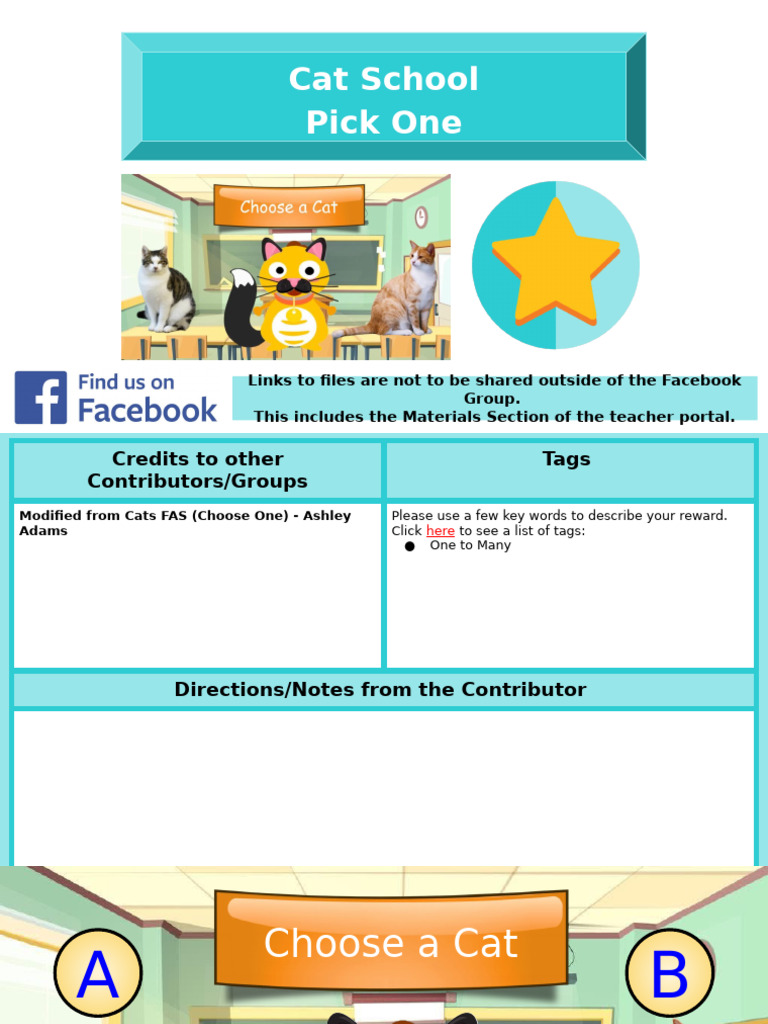 Cat School Pick and Choose - Dyna Phil | PDF