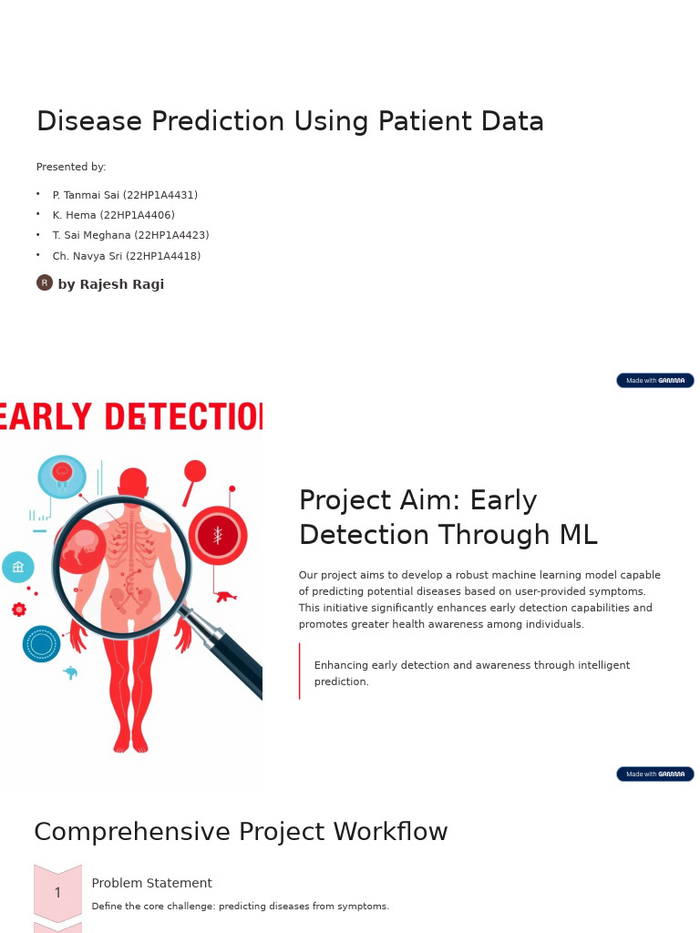 Disease Prediction Using Patient Data | PDF | Support Vector Machine ...