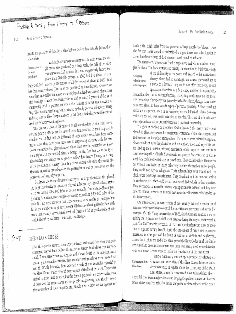 From Slavery To Freedom | PDF