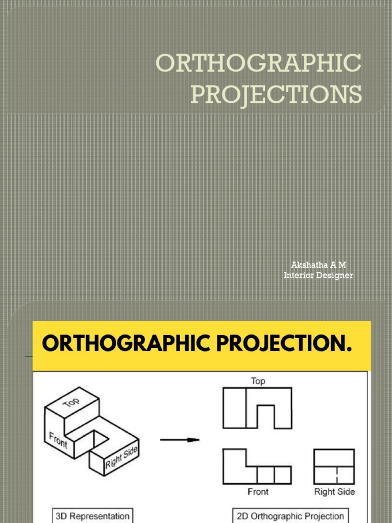 Orthographic Projections & Pictorial Drawings | PDF