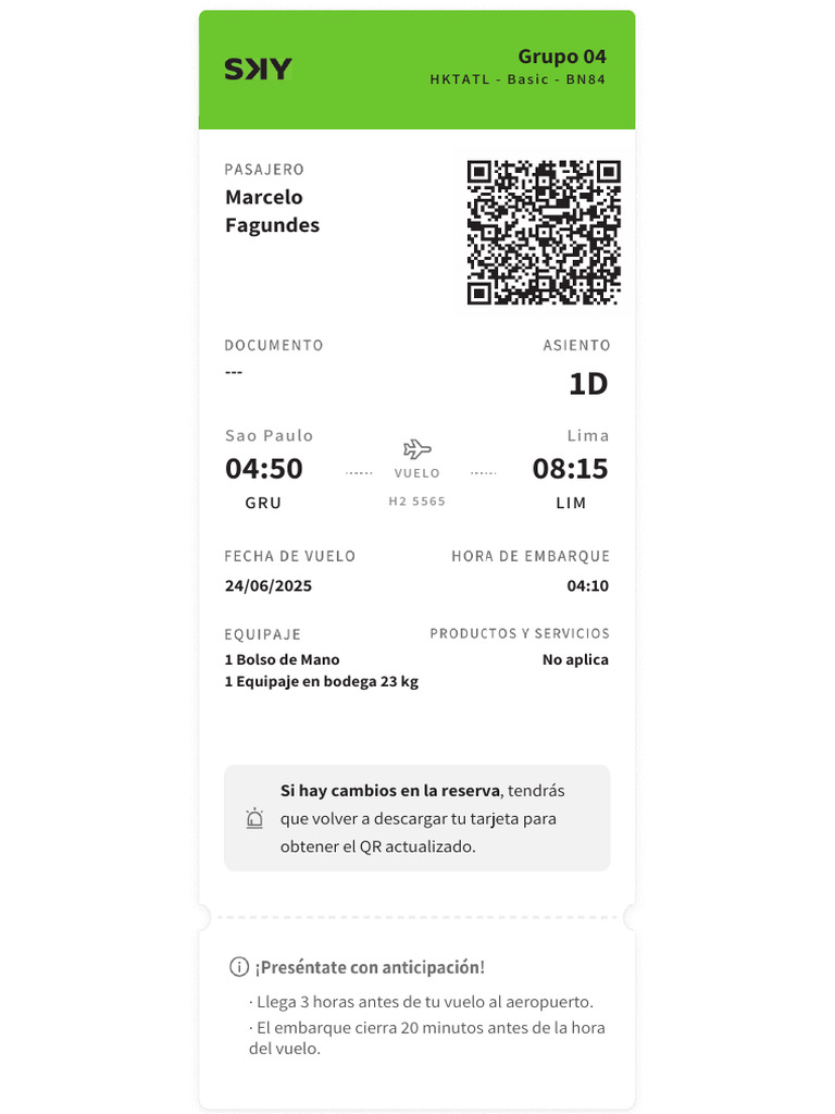 Boarding Pass 411b8d2f0001 Adt Marcelo | PDF
