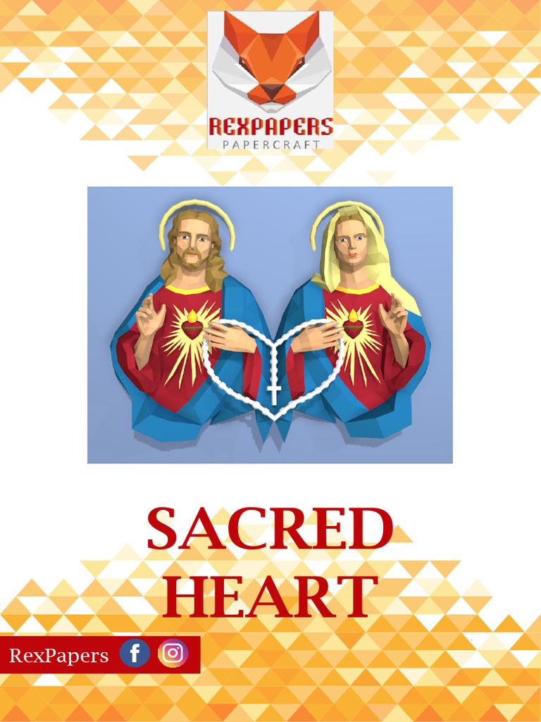 Papercraft Model of Sacred Heart Jesús | PDF