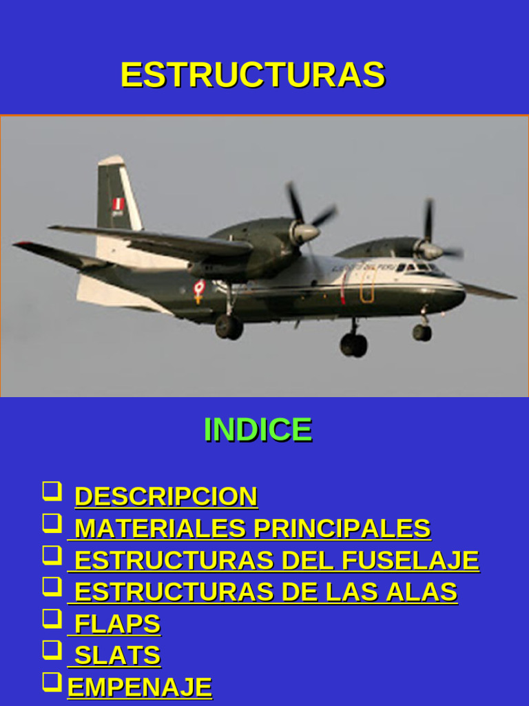 Estructura y Diedros en Aviación | PDF | Avión | Superficies de control ...