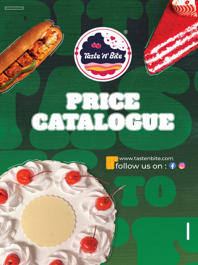 Taste 'N' Bite Price Catalouge (Update May 2025) | PDF