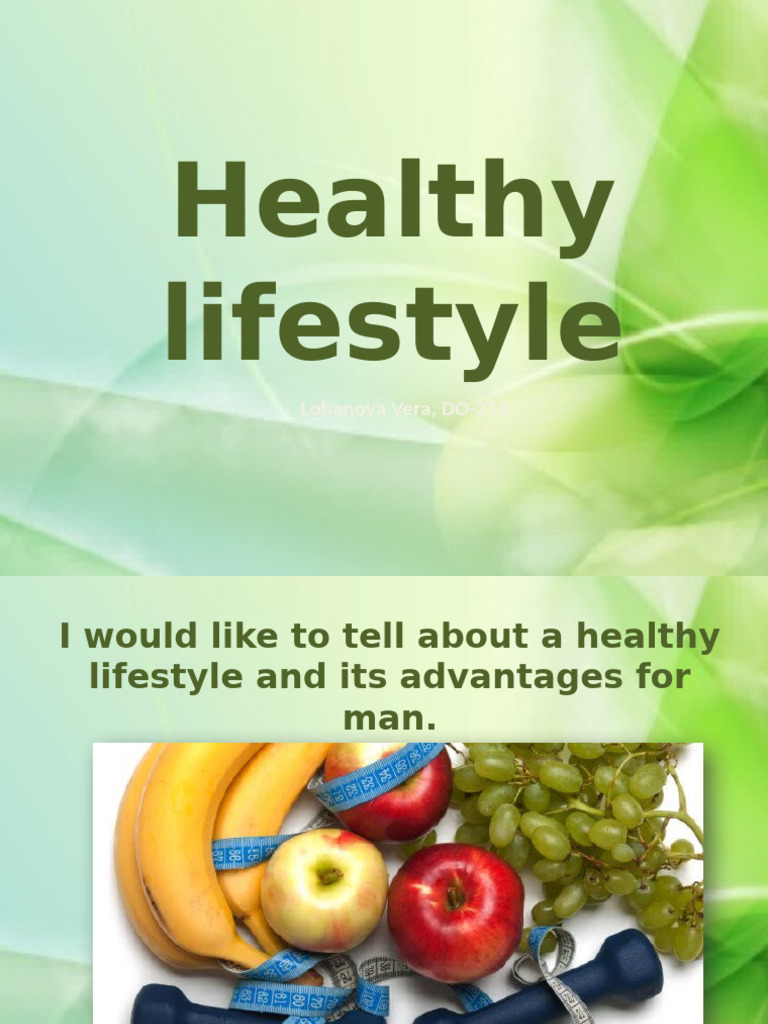 Healthy Lifestyle | PDF