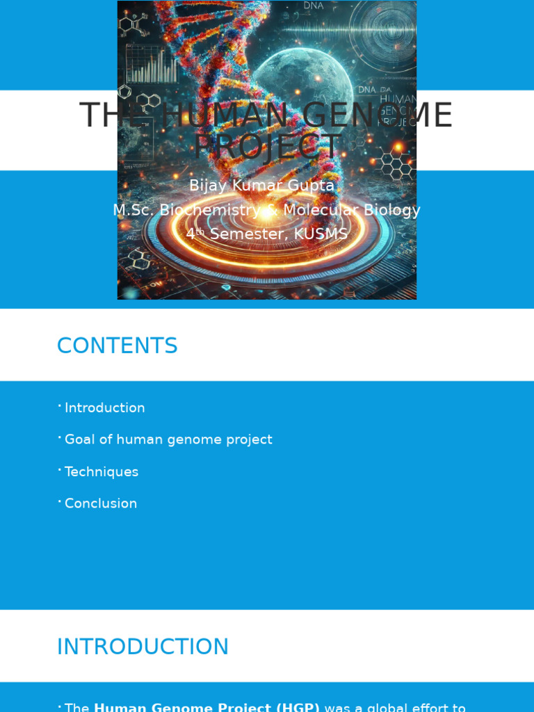 The Human Genome Project | PDF | Dna Sequencing | Dna
