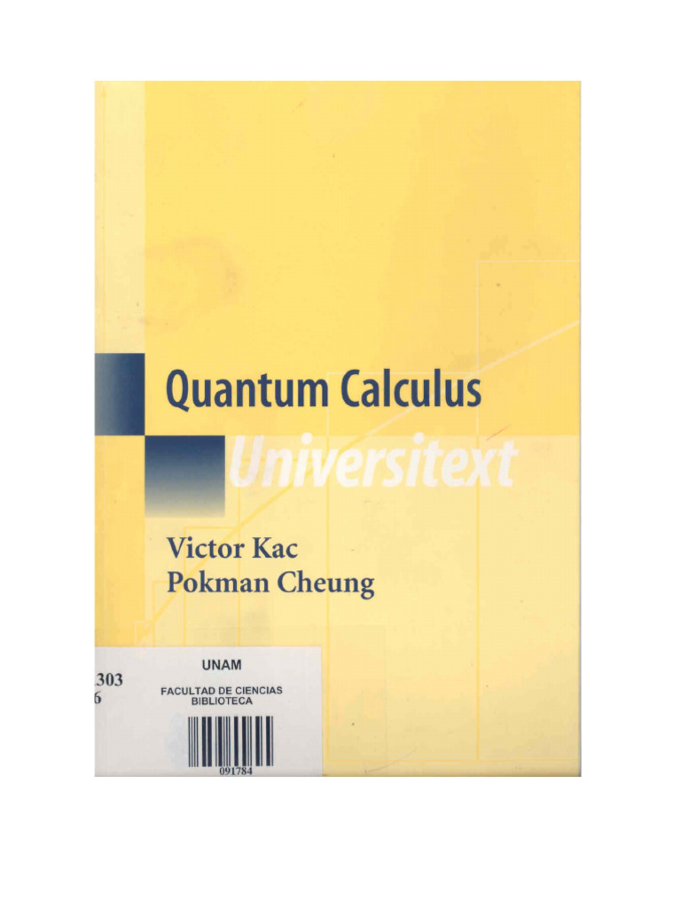 Quantum Calculus | PDF