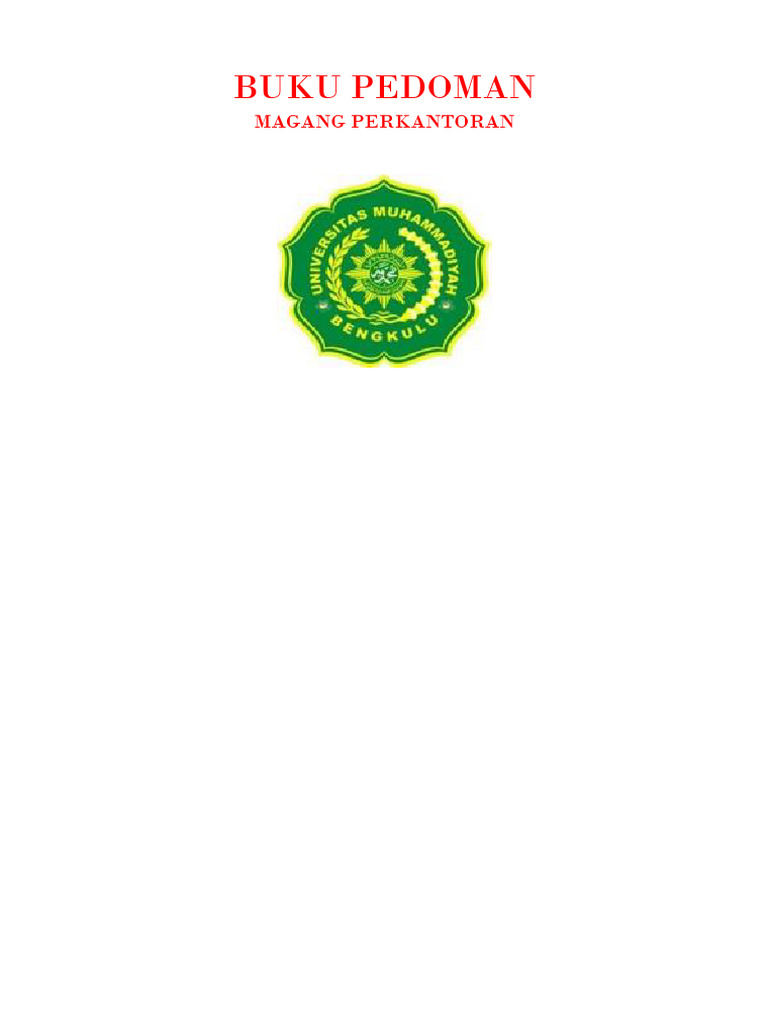 Pedoman Magang Perkantoran Hukum 2024 | PDF