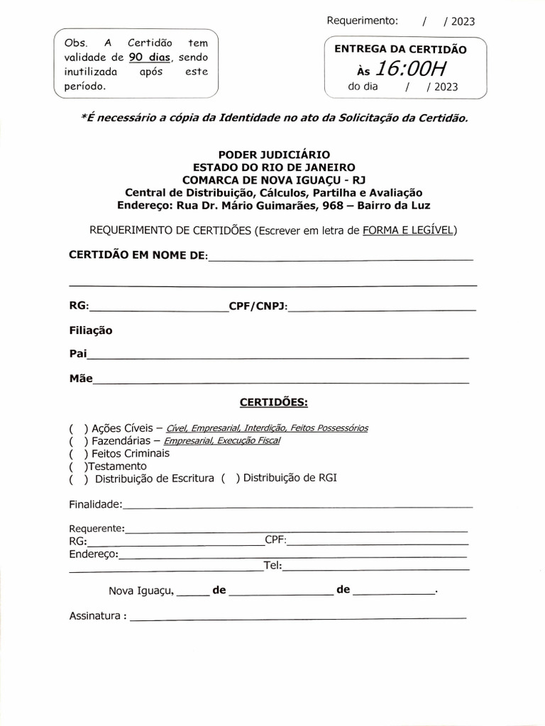 Formulário | PDF