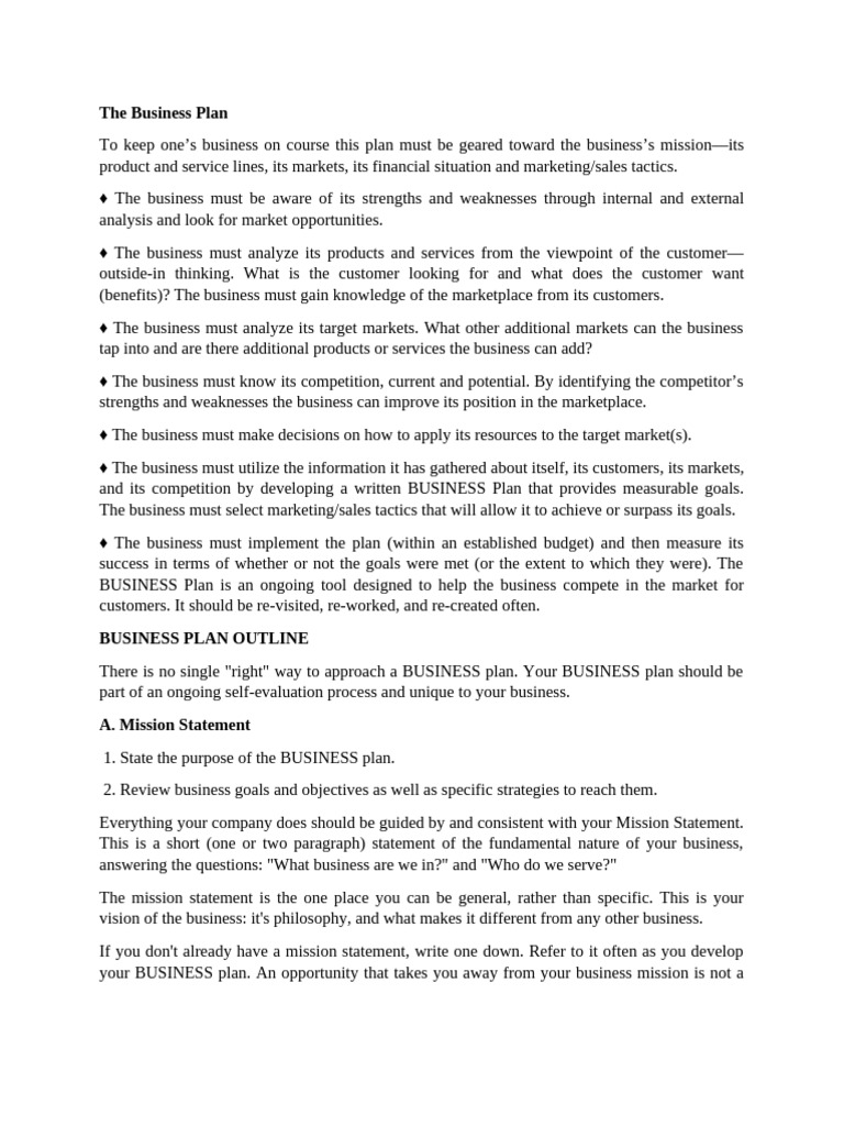 Essential Business Plan Guide | PDF | Marketing | Advertising