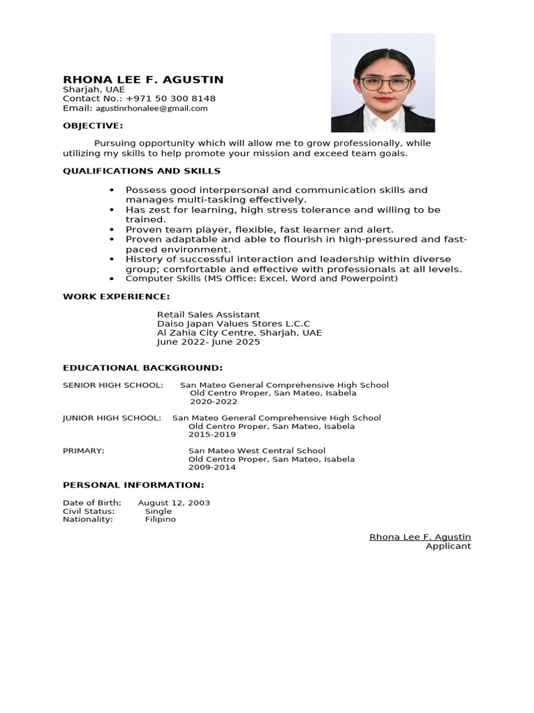 Rhona Lee Agustin | PDF